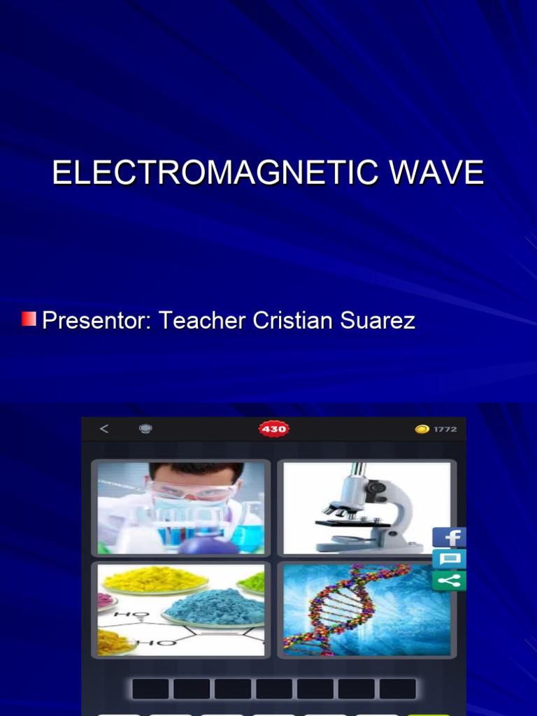 EM Waves | PDF | Electromagnetic Spectrum | Electromagnetic Radiation