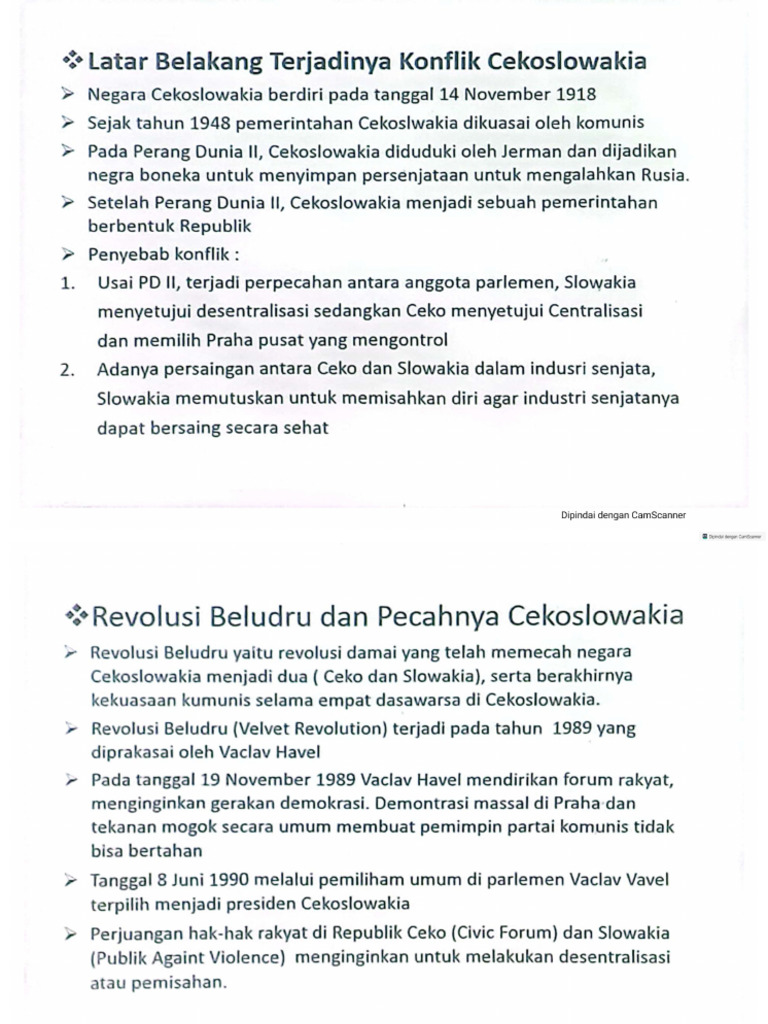 Konflik Cekoslowakia | PDF