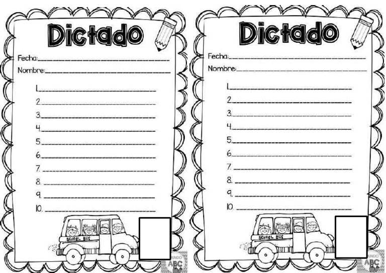 Formato de Dictado | PDF