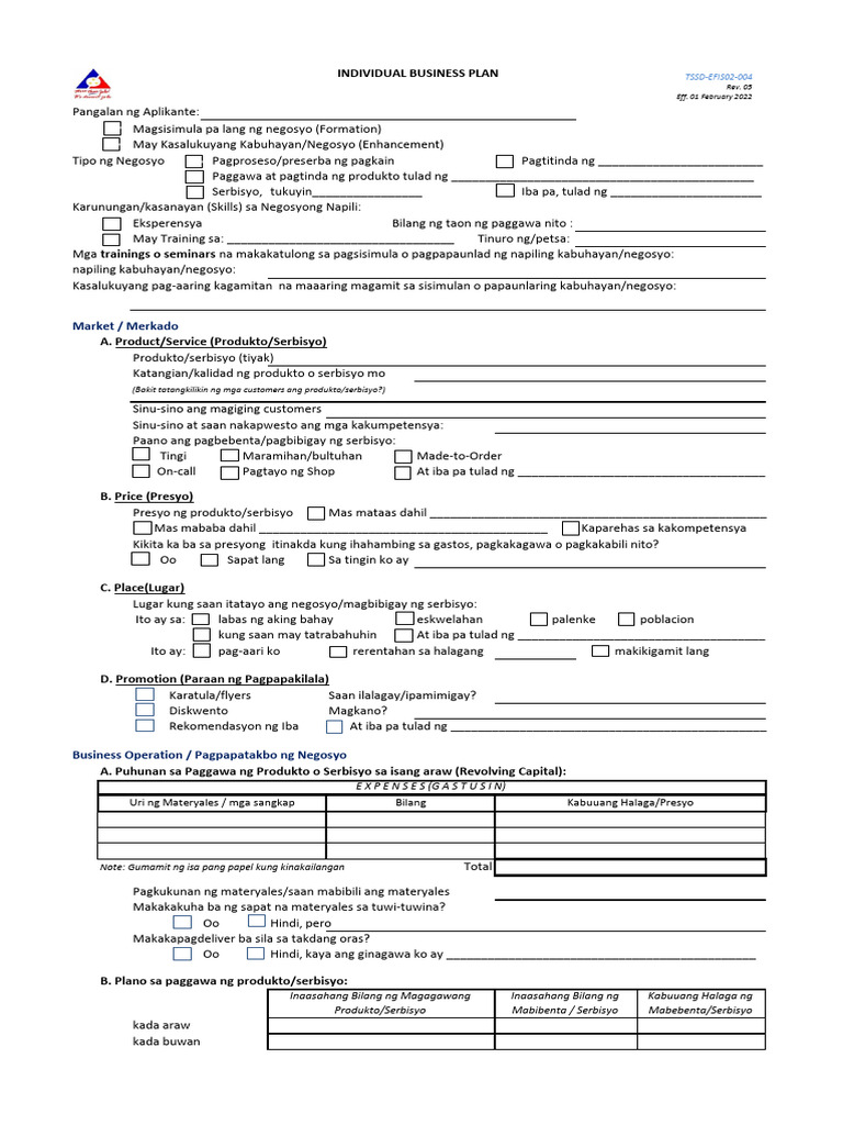 TSSD EFIS02 004 IBP Rev05 Eff02012022 | PDF