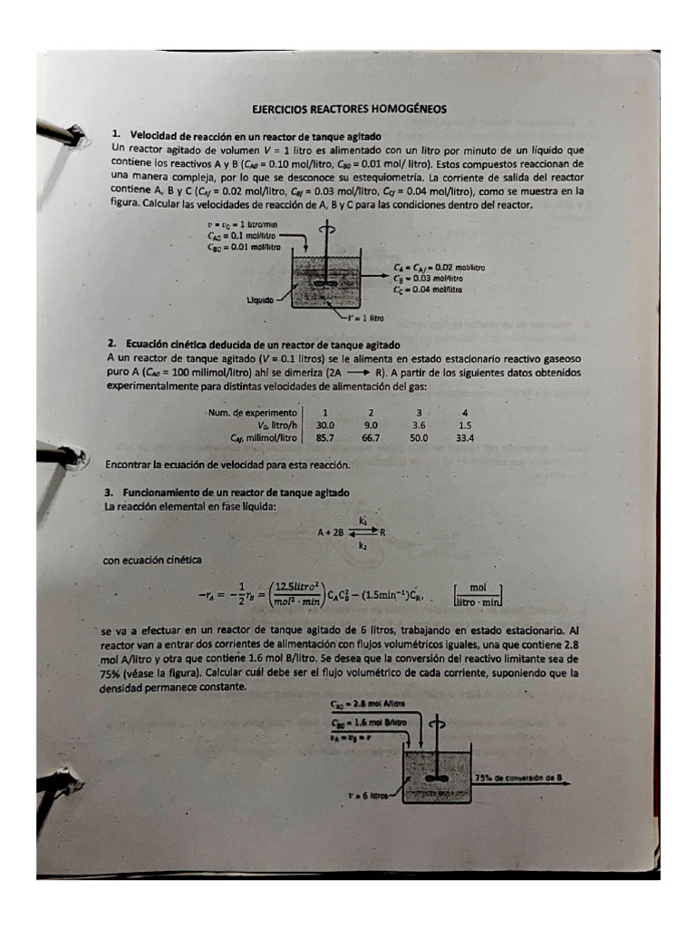 2do Parcial - Reactores | PDF