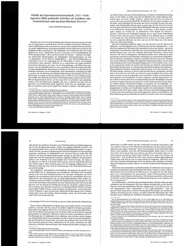 Agostino_Nifo_and_Machiavelli | PDF