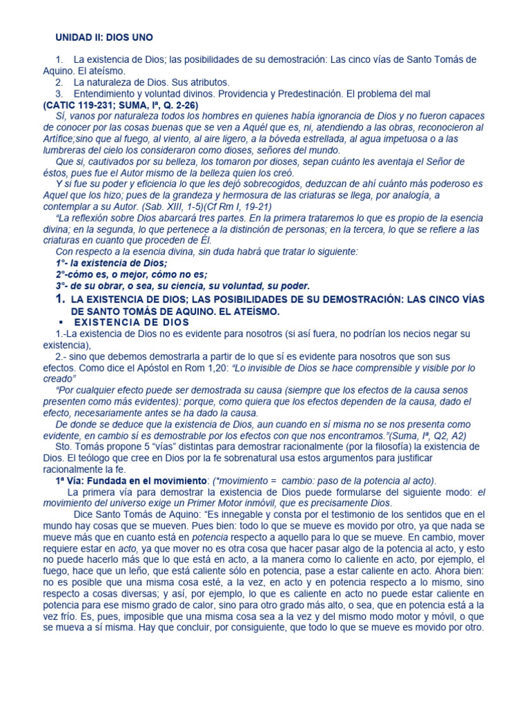 U2 La Existencia de Dios | PDF | Dios | Existencia