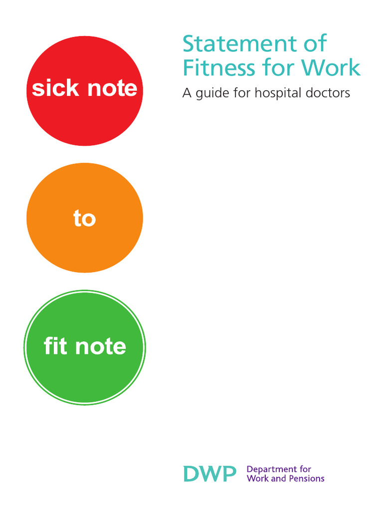 Fitnote Hospital Guide | PDF | General Practitioner | Patient