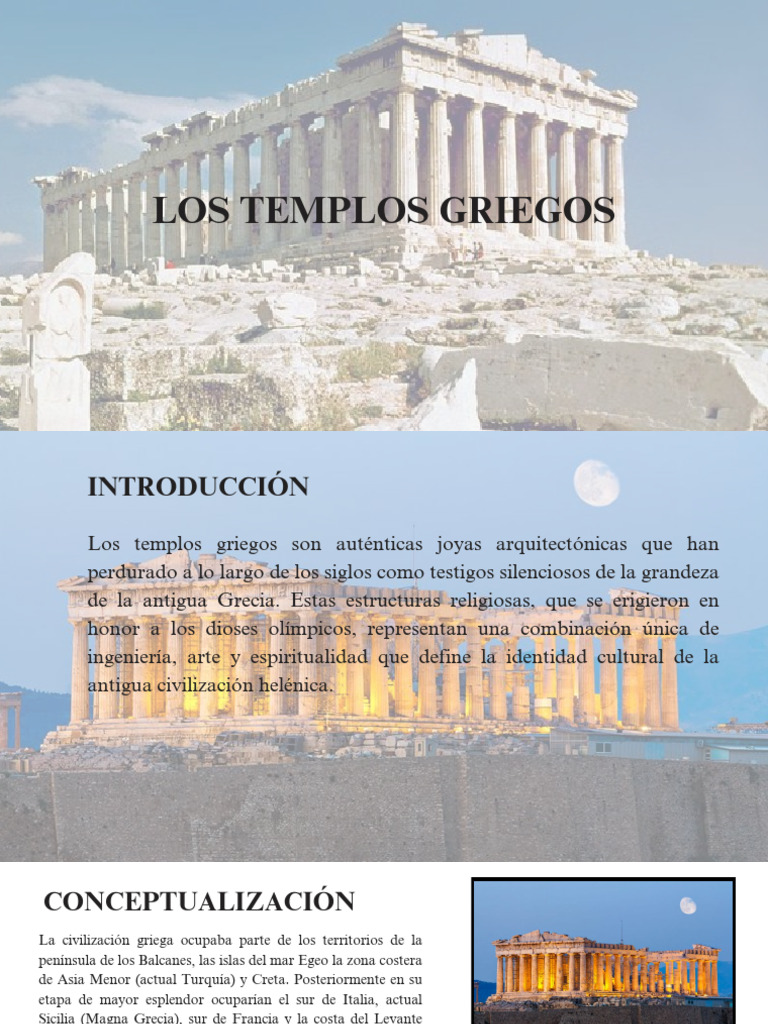Arquitectura de Templos Griegos | PDF | Antigua Grecia | Grecia