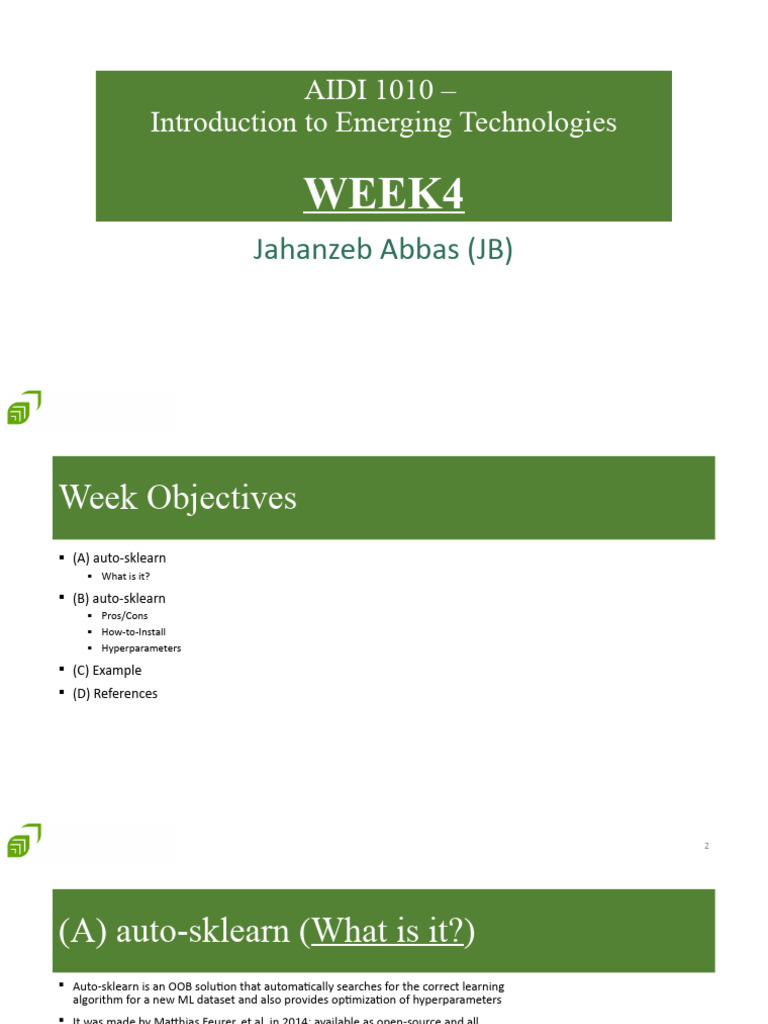 AIDI 1010 WEEK4 v1.4 | PDF | Machine Learning | Statistical Classification