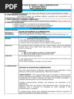 Lesson-Plan Shs | PDF | Communication | Lesson Plan