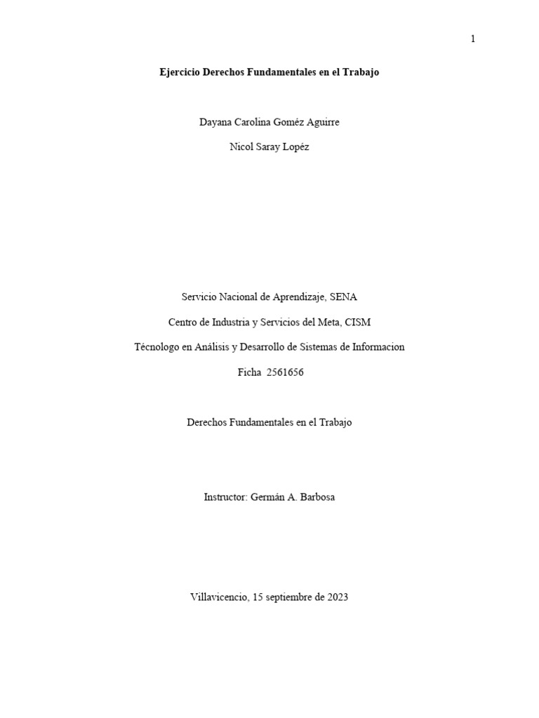 Trabajo Normas APA Act | PDF | Derecho laboral | Organización ...