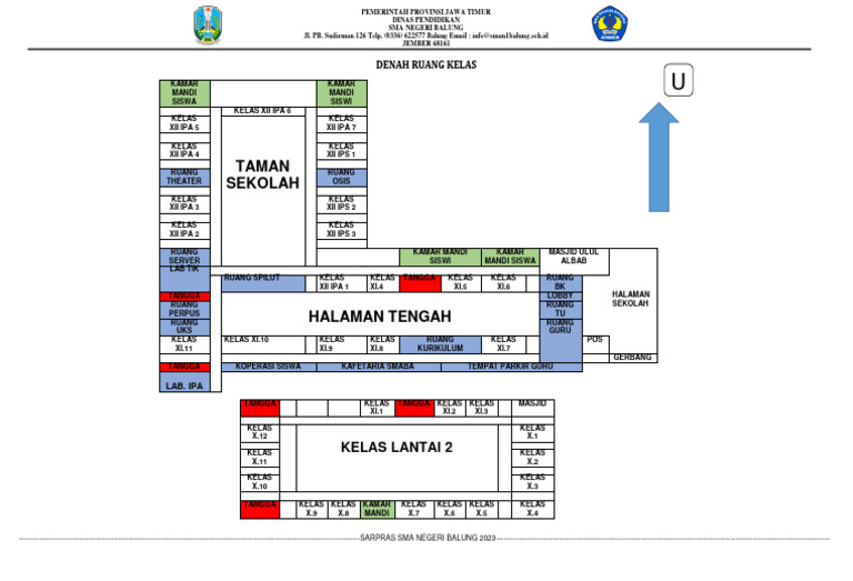 Denah Kelas 2023 | PDF