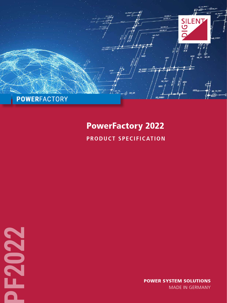 PowerFactory 2022 Product Specification | Download Free PDF | Mathematical Optimization | Power ...