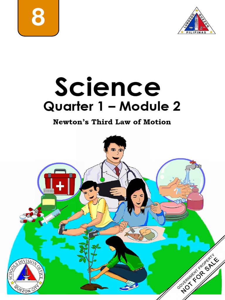 Students-copy-SCI-8 Q1 Mod2 NewtonThirdLaw V3b-1 | PDF | Force | Physics