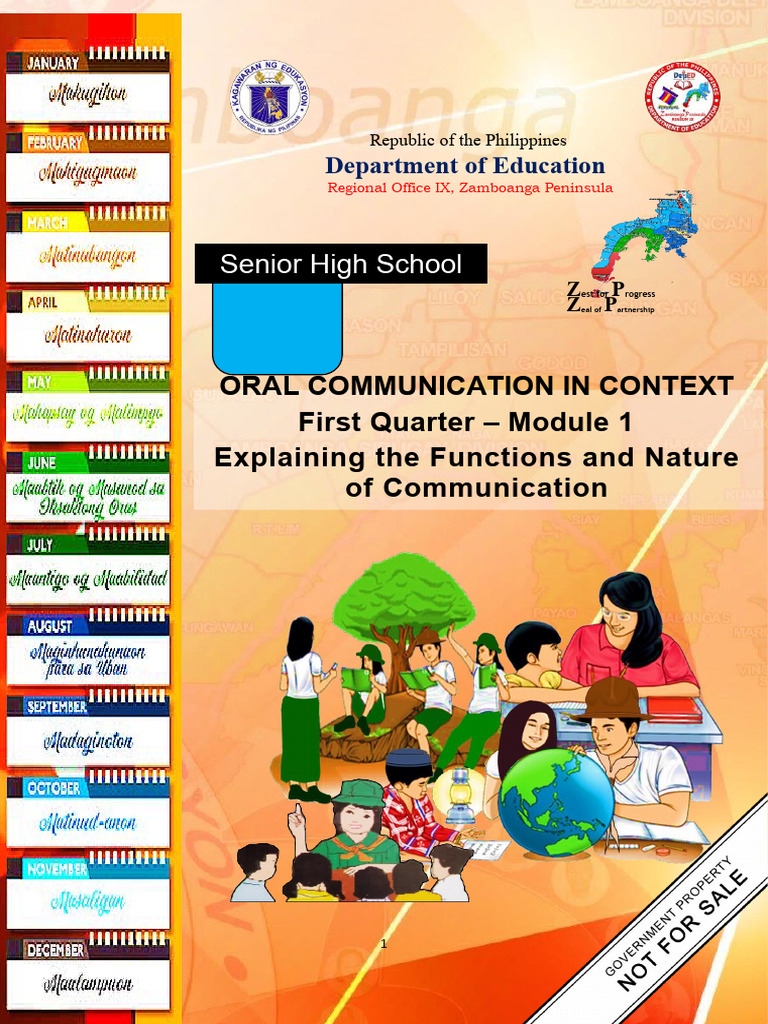 Oral Communication in Context11 12 - q1 - Mod1 - Explaining The ...