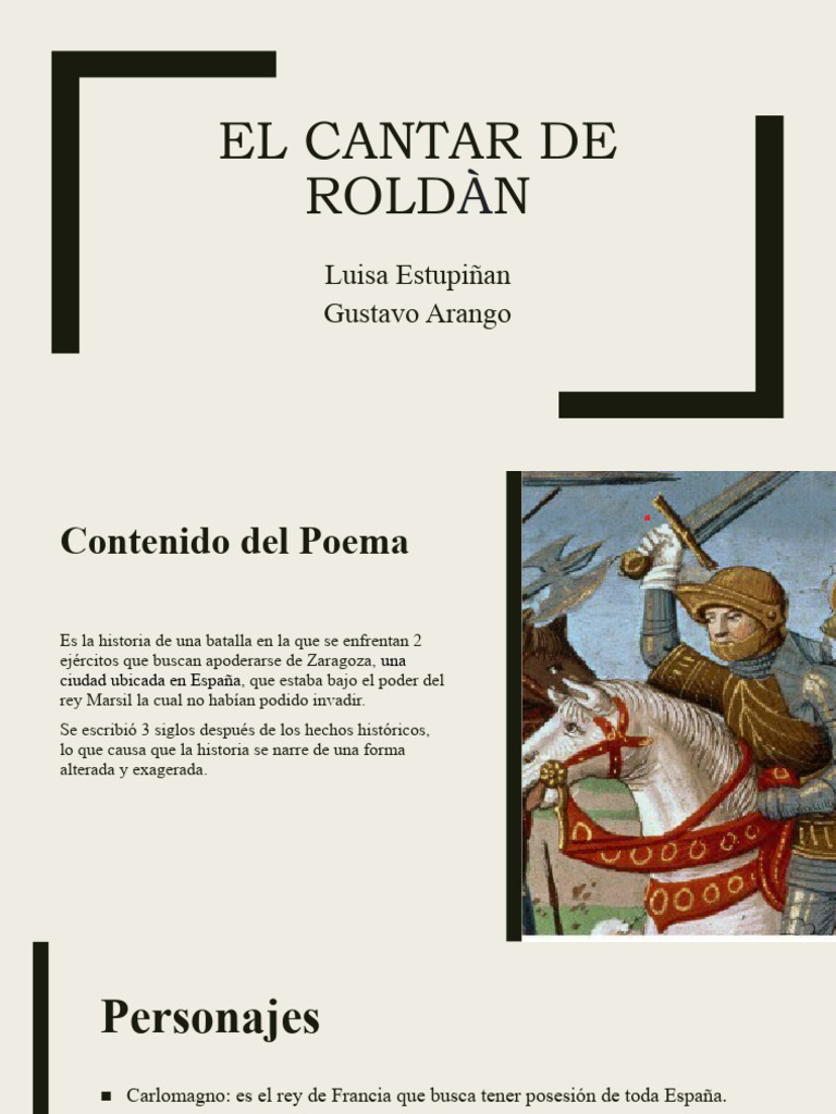 El Cantar de Roldàn | PDF | Clásicos
