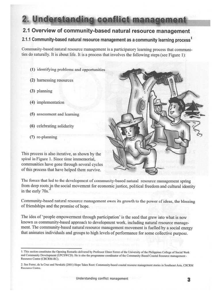 2.1 Overview of Community-Based Natural Resource Management | PDF