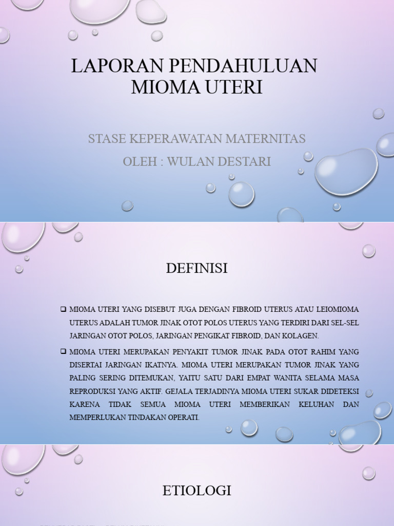 Mioma Uteri | PDF