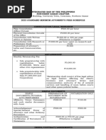 IBP Standard Legal Fees | PDF | Corporations | Business Law