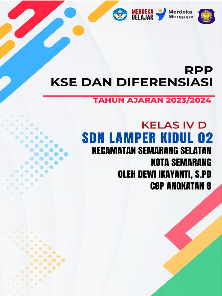Revisi RPP Kse Diferensiasi (Dewi Ikayanti) | PDF