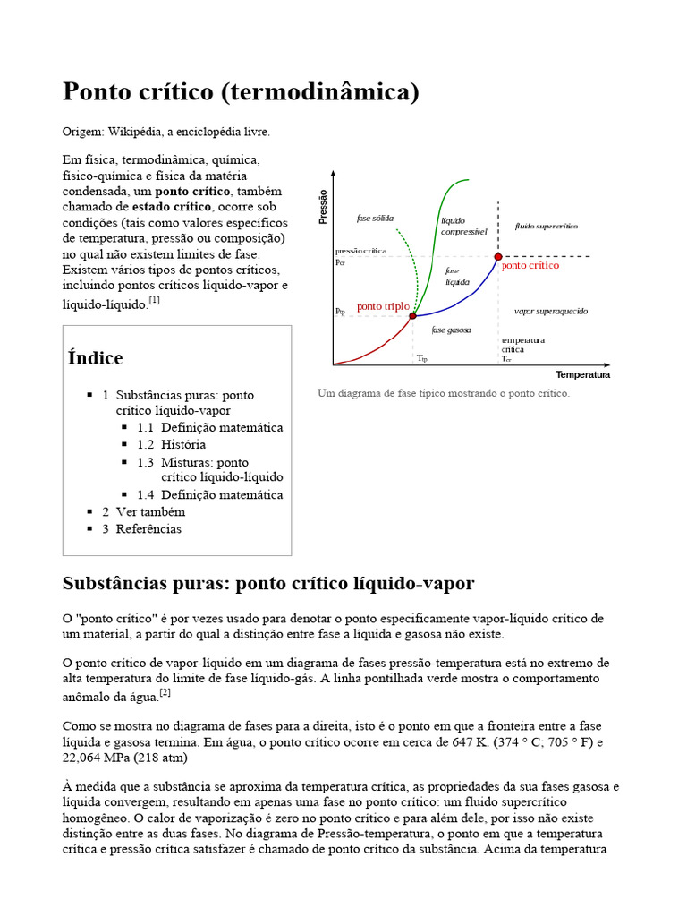 Ponto Critico | PDF | Mecânica | Teoria dos Sistemas