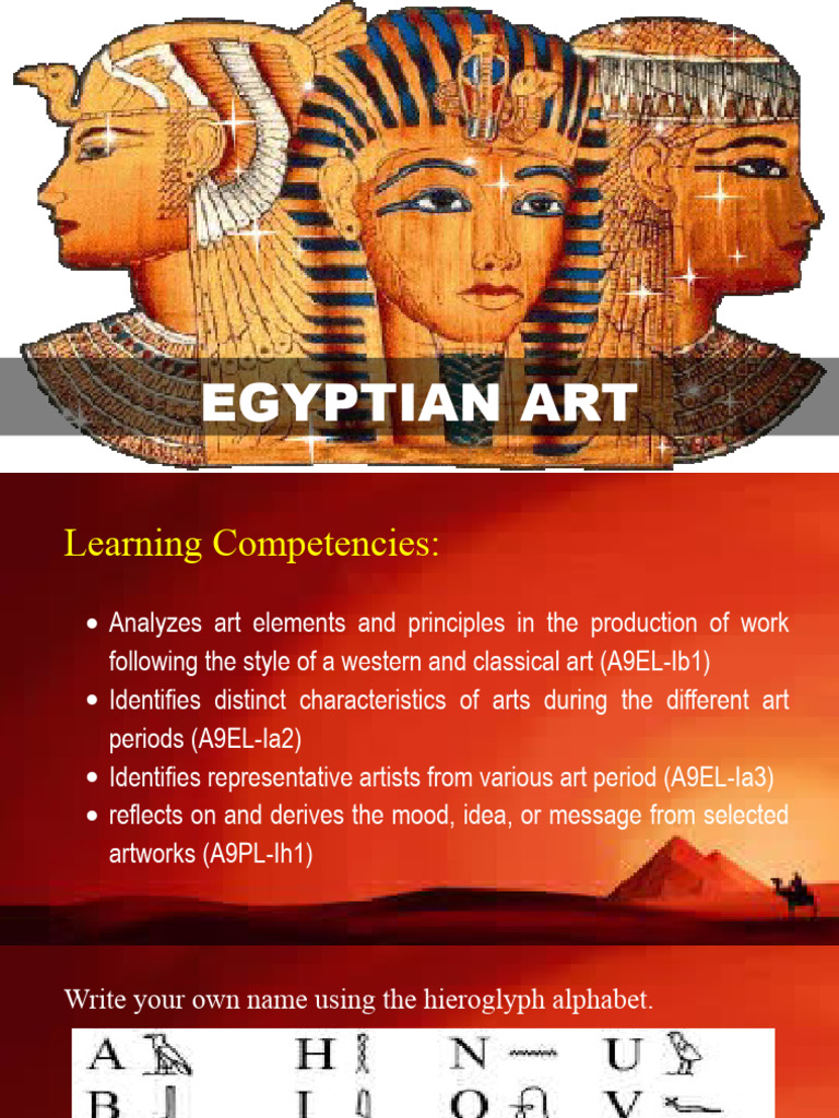 Q1 Arts 9 WK1 Egyptian Art | PDF
