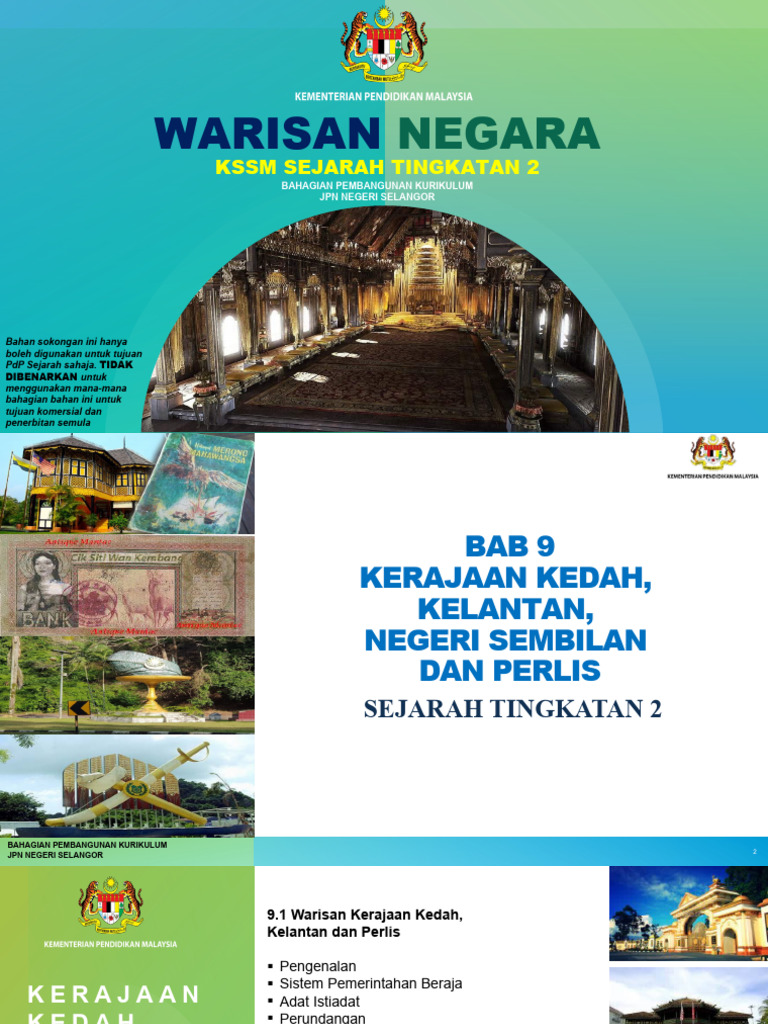 KSSM Sejarah Tingkatan 2 Bab 9 | PDF