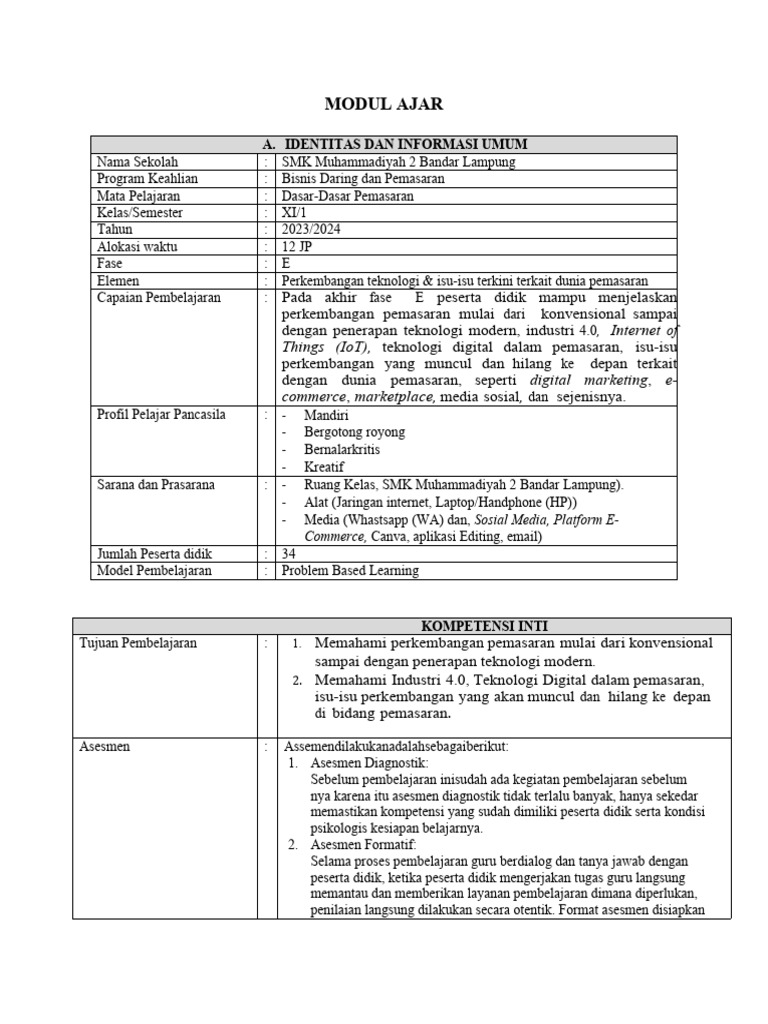 Modul Ajar Perpajakan | PDF