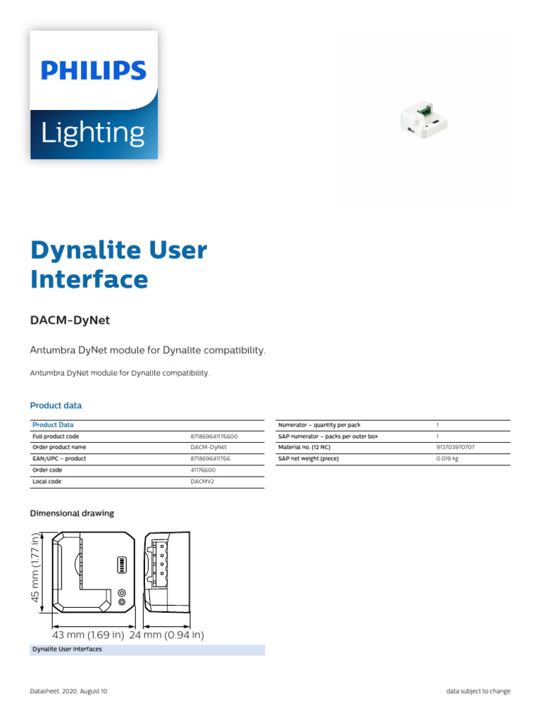 Philips Dacm Dynet | PDF | Computers | Technology & Engineering