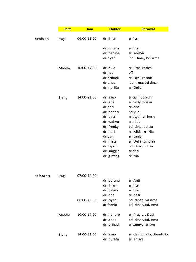 jadwal 18-23 September . | PDF