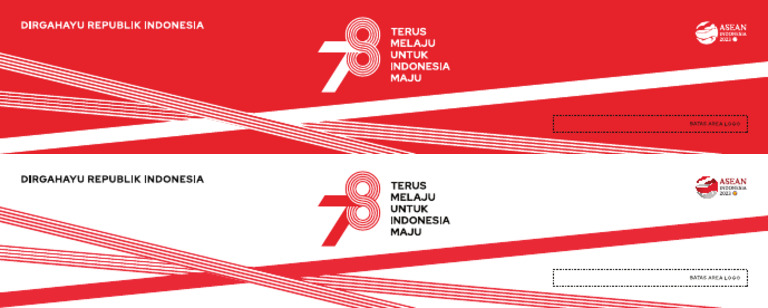 HUT RI 78 - Template - Banner Horizontal 5x1 (Co Branding) | PDF