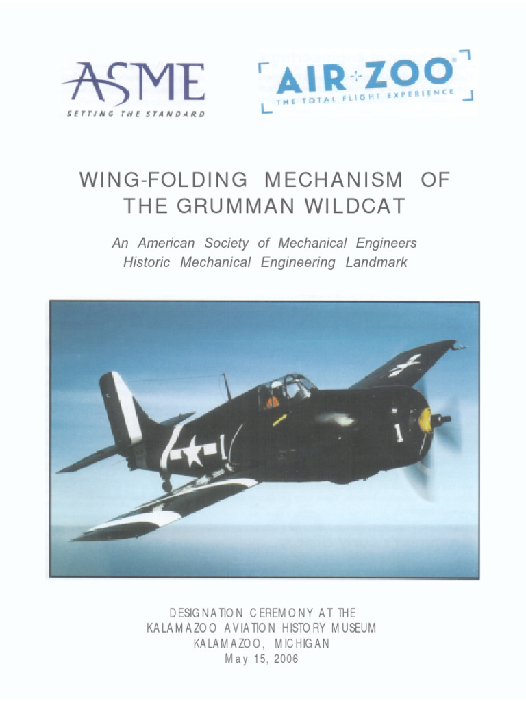 238 Grumman Wildcat Sto Wing Wing Folding Mechanism | PDF | Grumman ...