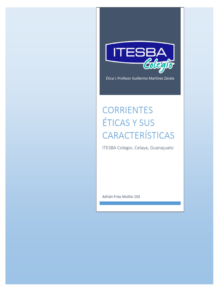 Teorias Éticas | PDF | Teorías filosóficas