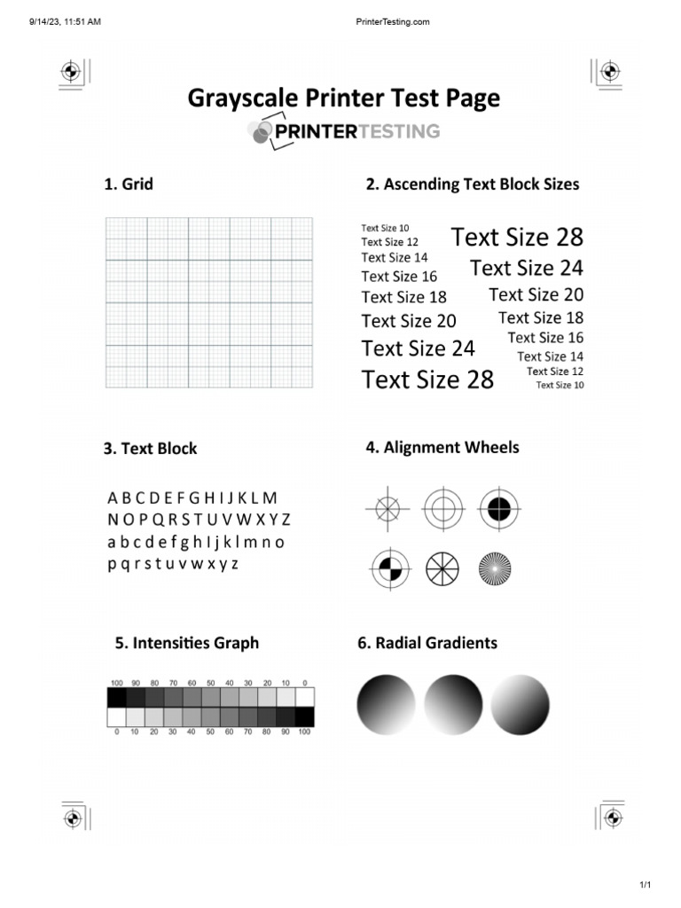 Printer Test PDF | PDF