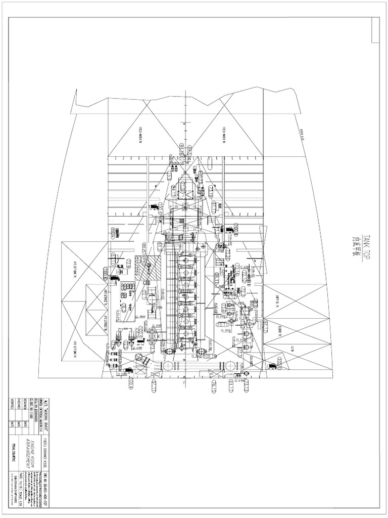 QS495-400-02F Engine Room Arrangement Model | PDF