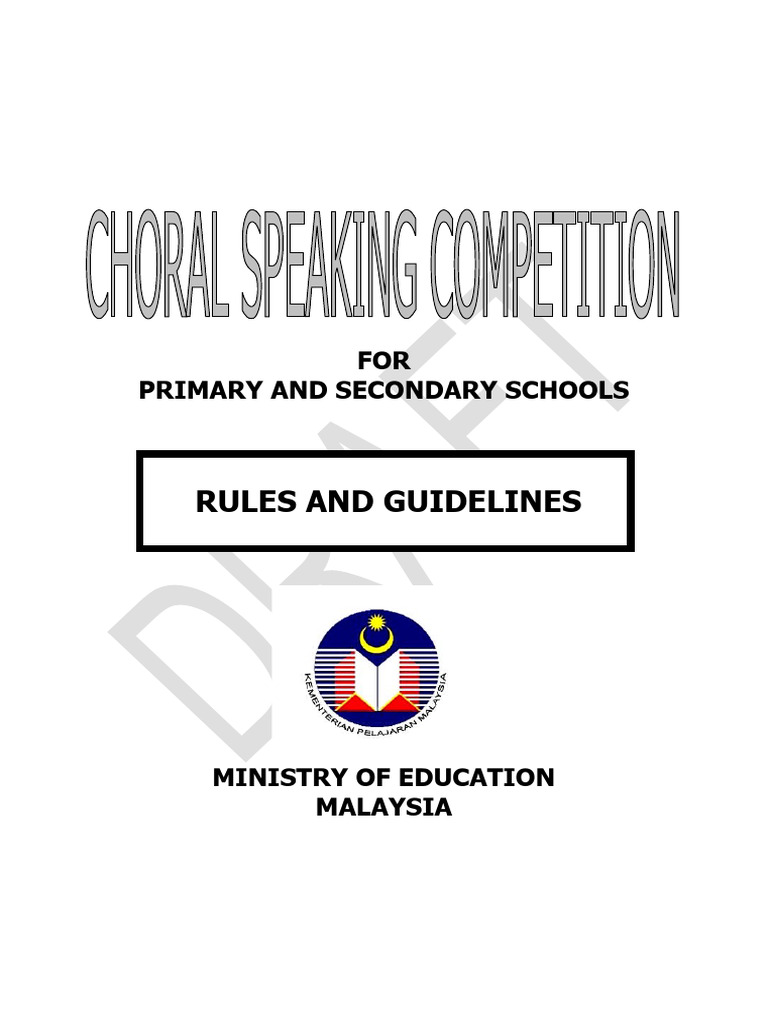 Choral Speaking | PDF | Choir | Rhythm
