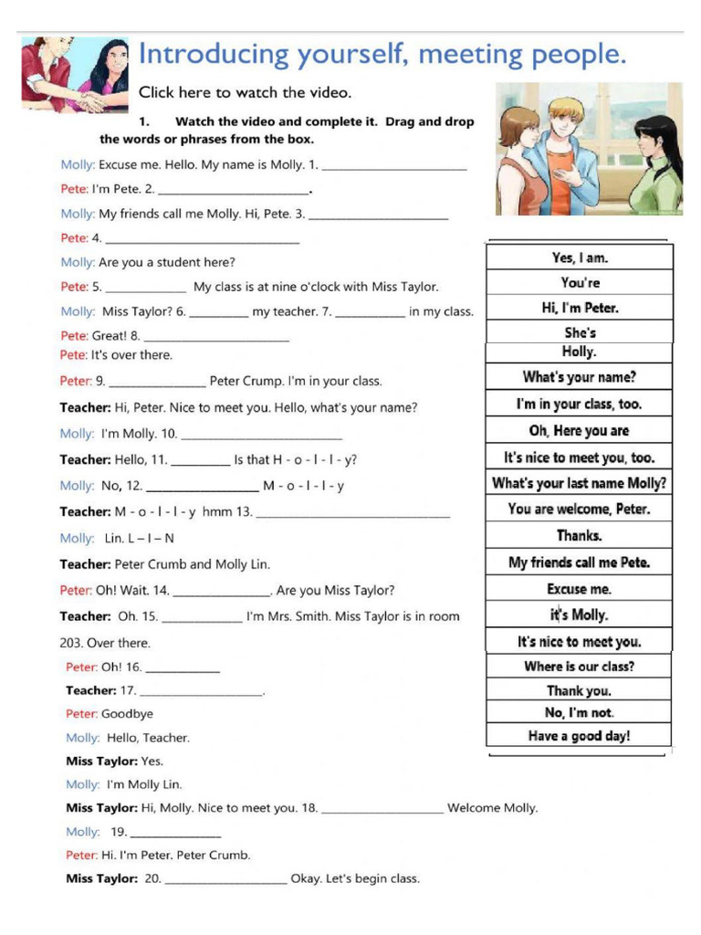 Introducing Yourself | PDF