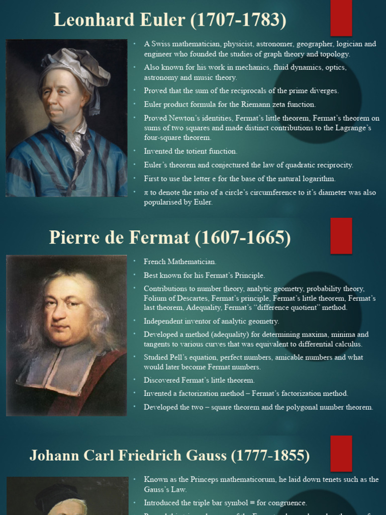 Leonhard Euler (1707-1783) | PDF | Leonhard Euler | Teaching Mathematics