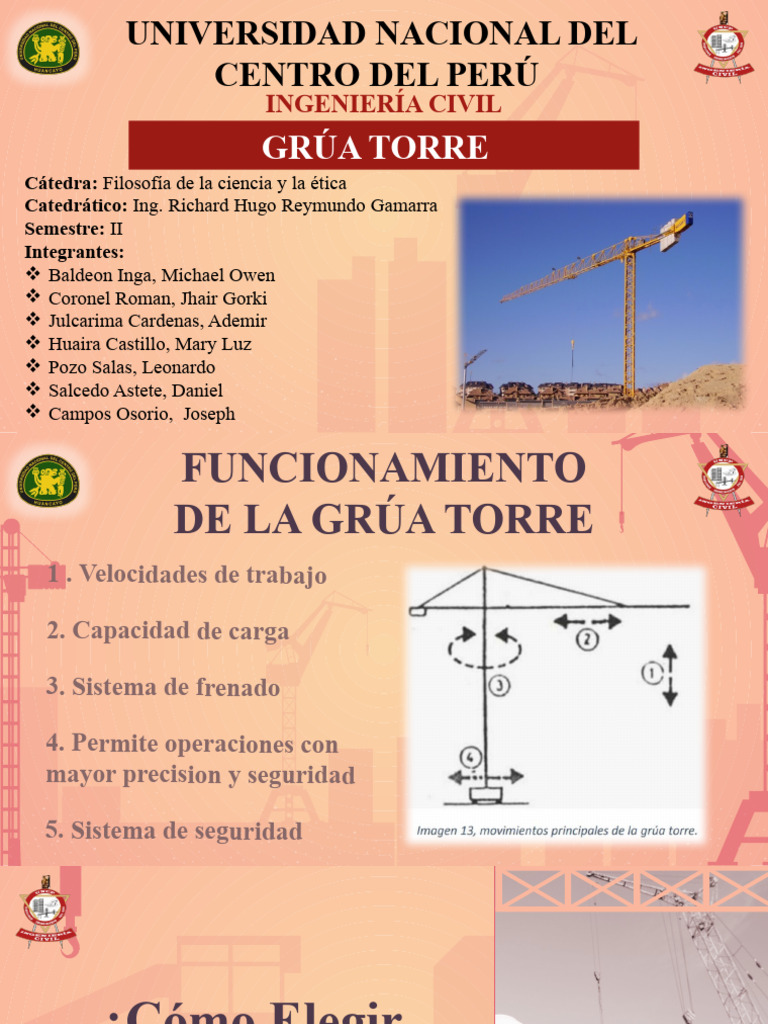 Grúa Torre | PDF | Acero | Grúa (máquina)