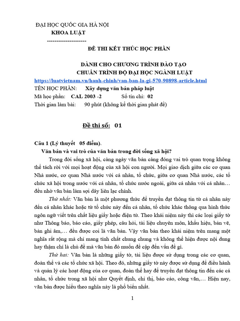 Bản sao của Bộ đề thi XDVB.2020 | PDF