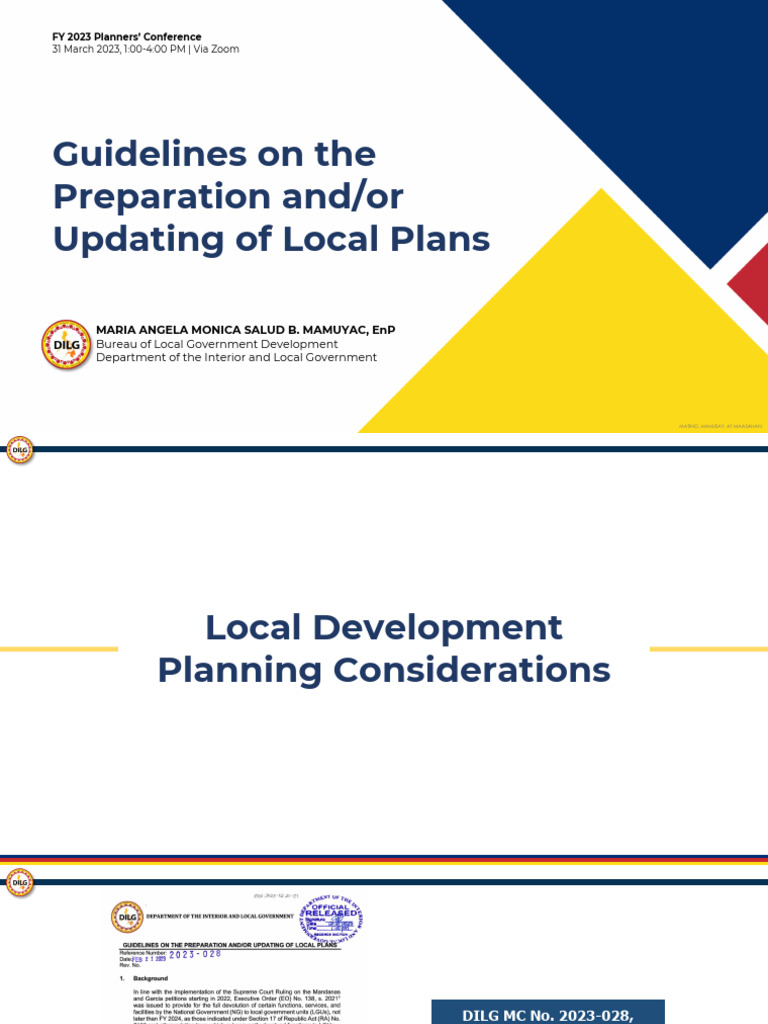 1 Guidelines On The Preparation of Local Plans | PDF