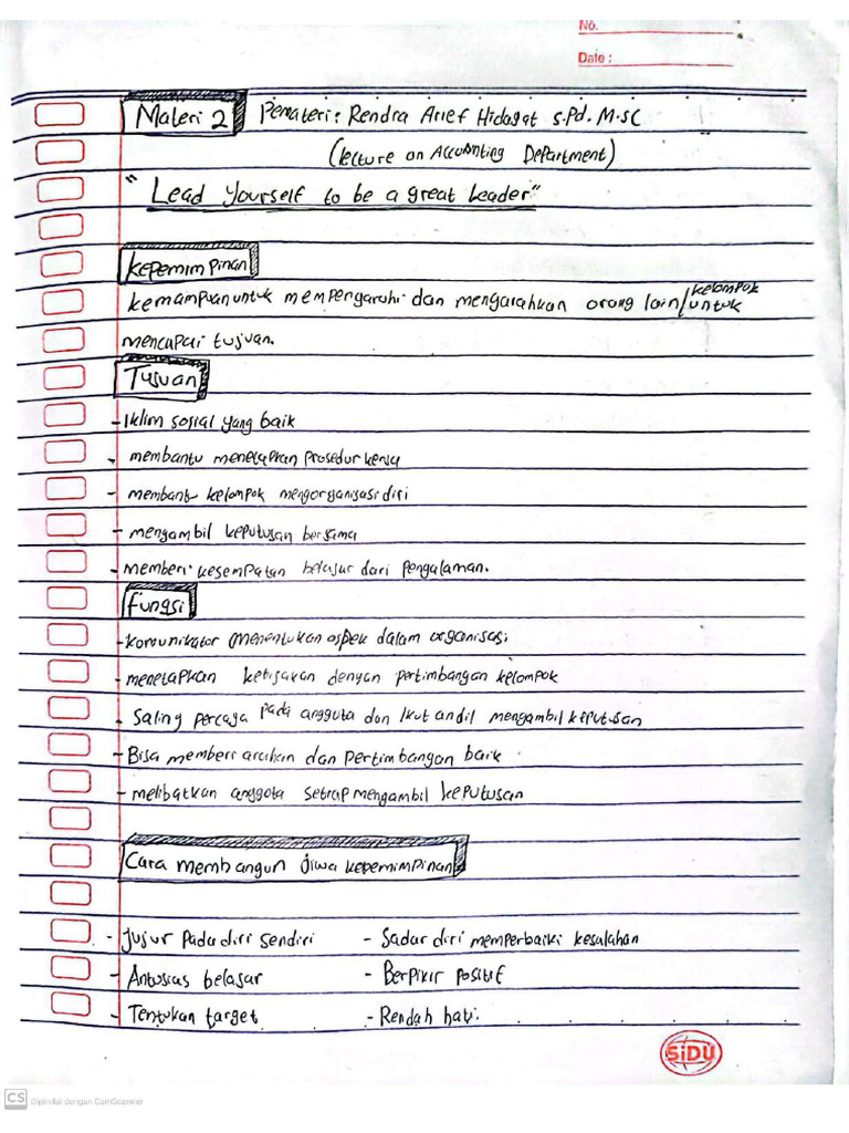 17 - Mary Barth - Agus Setiawan - Lead Yourself Be Good Leader | PDF