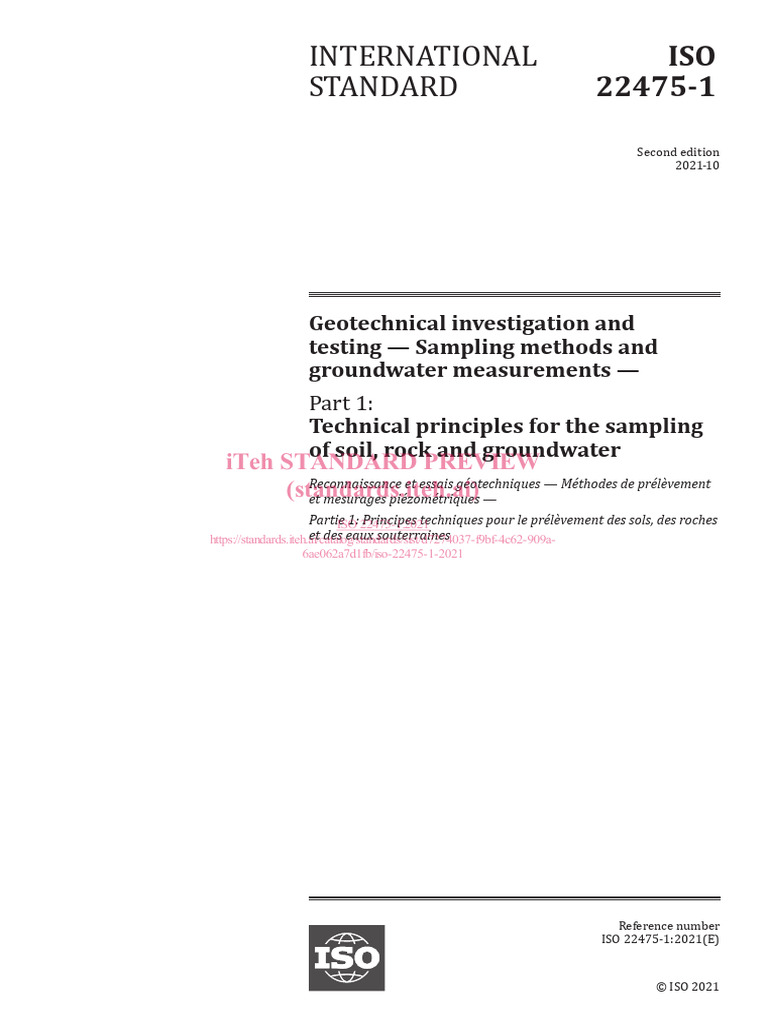 Iso 22475 1 2021 | PDF | International Organization For Standardization ...