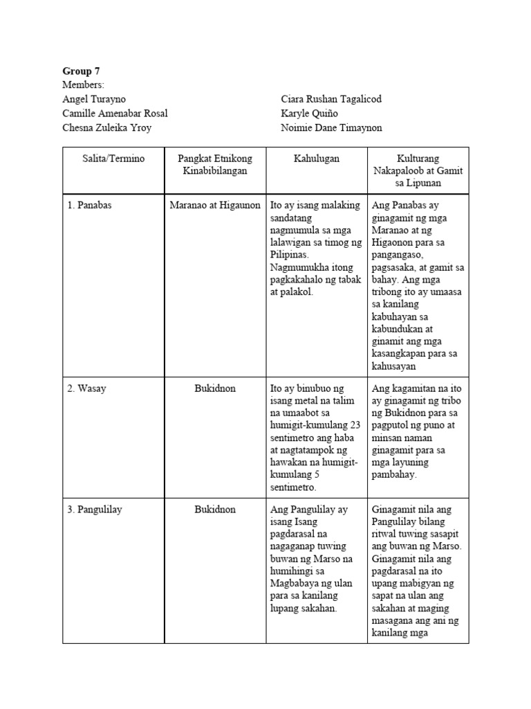 10 Cultural Terms | PDF