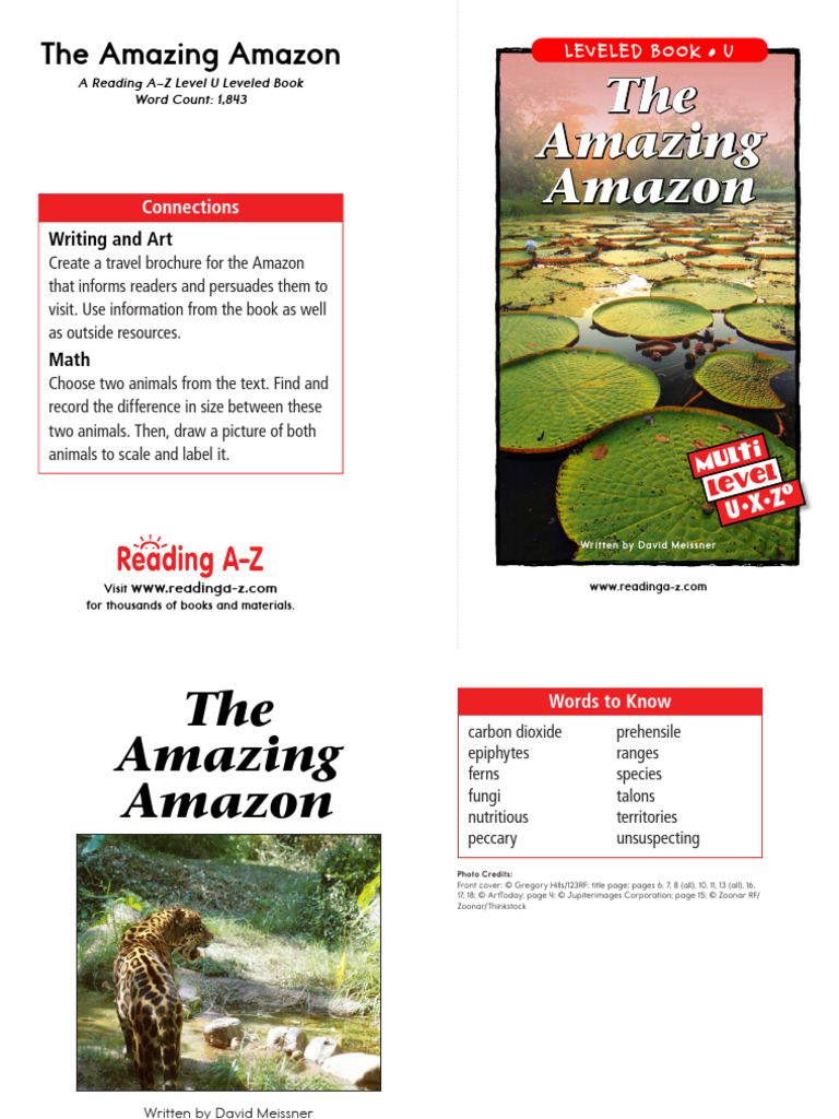 Amazon Reading | PDF | Rainforest | Amazon Rainforest
