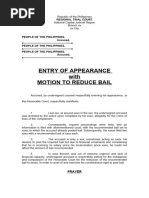 Motion To Withdraw Deposit | PDF