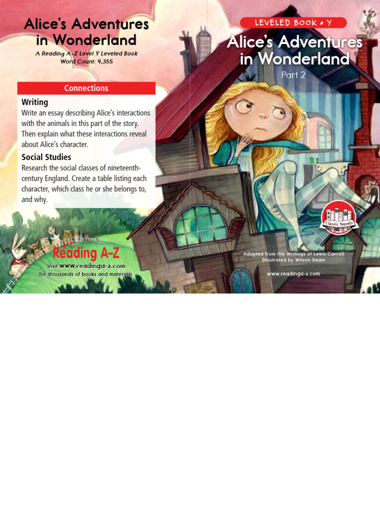Alice - S Adventures in Wonderland (Part 2) | PDF | Alice (Alice's Adventures In Wonderland ...