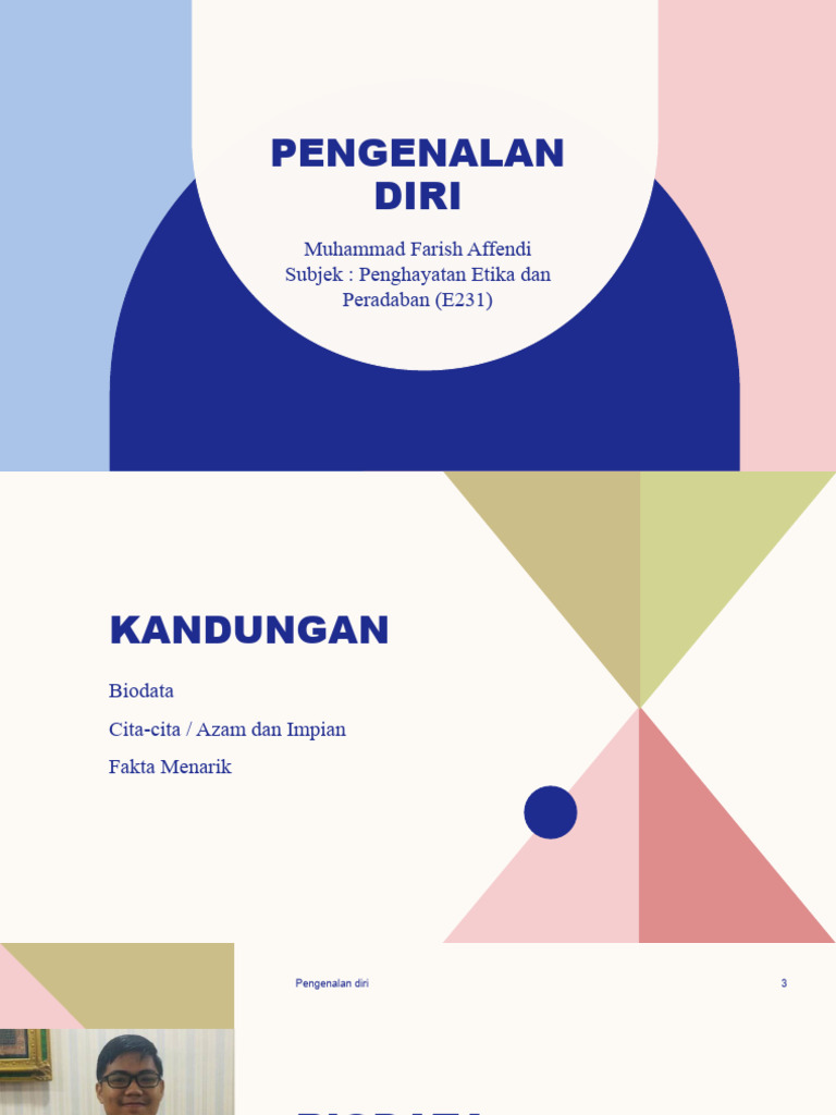 Slide Pengenalan Diri | PDF