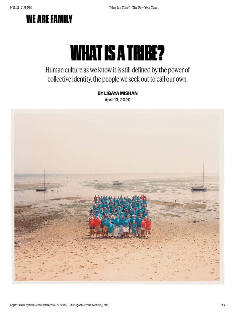 Understanding Tribal Identity Today | PDF | Tribe