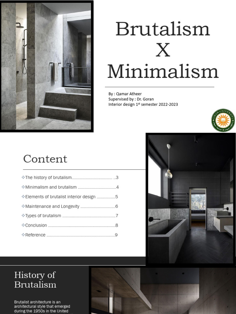 Brutalism | PDF | Minimalism | Architectural Design