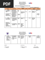 Esp Action Plan 2022-2023 | PDF | Teachers | Disciplines