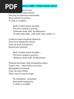 Lirik Lagu Qasidah Wanita dan Kecantikan | PDF