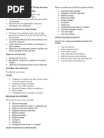 Laundry Standard Operating Procedures | PDF | Laundry | Washing Machine